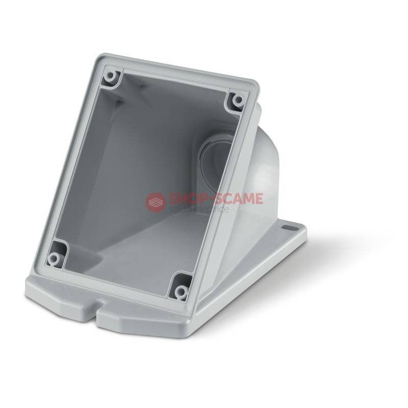 SURFACE MOUNTING BOX 16A IP67 ANGLED M20 SCAME 570.0116.20 (MULTIPLU ...